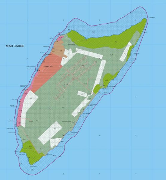 Map of Cozumel, Mexico | Cozumel Living